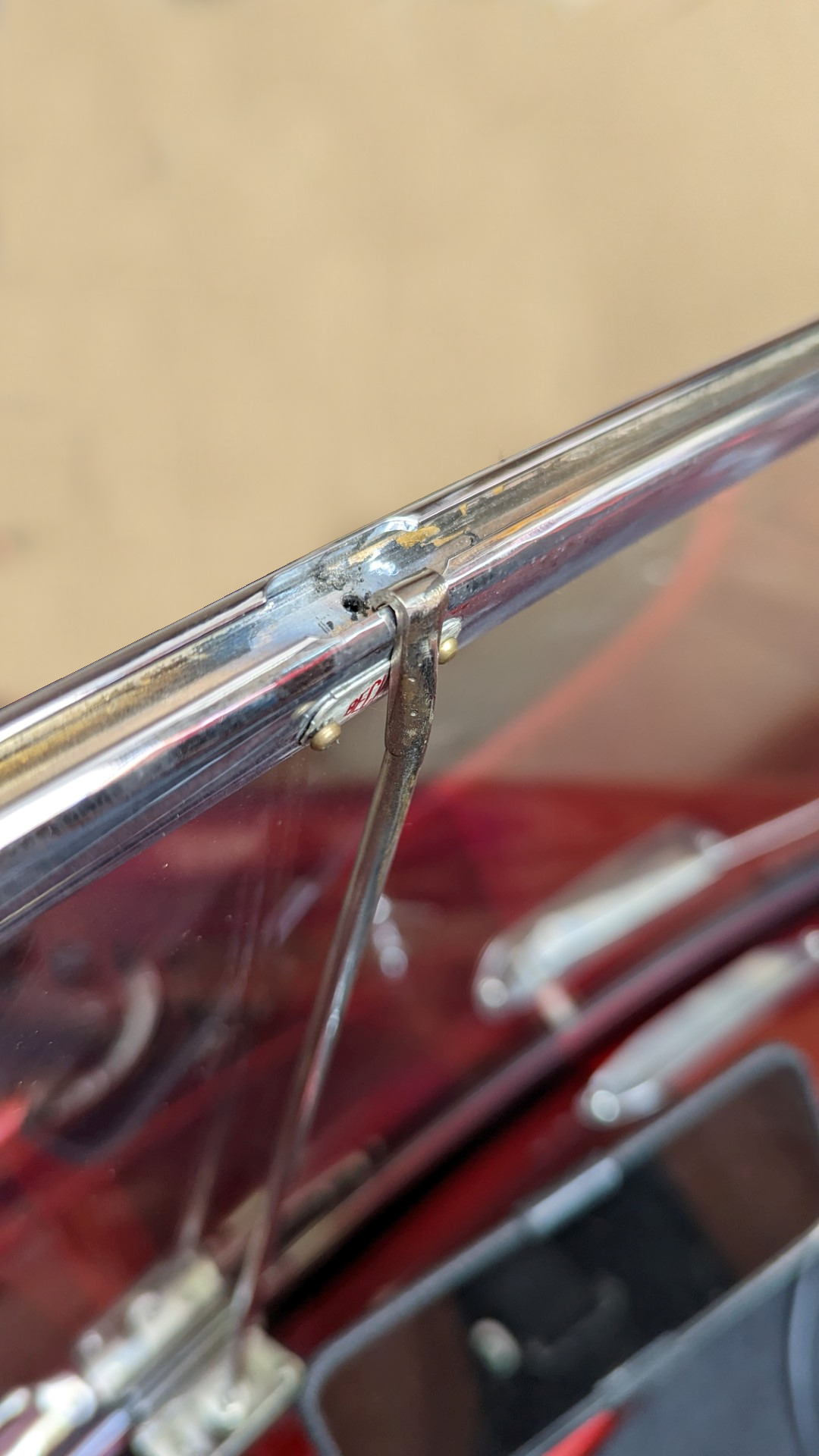 Windshield Tension Rod • Period Correct Cobra parts